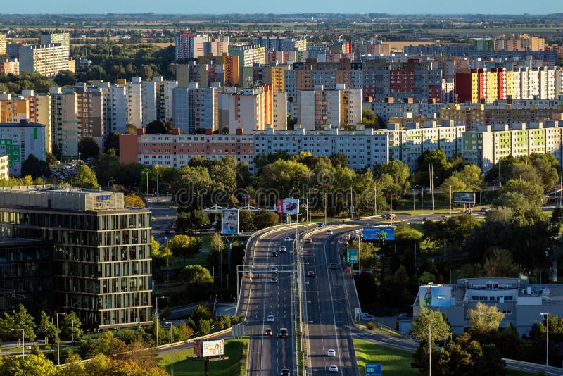 Bratislava-Petrzalka stock image. Image of slovakia, house - 16284721