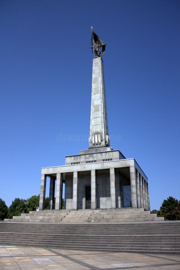 Slavin - Denkmal Der Befreiung Von Bratislava In Slowakei Stockfoto ...