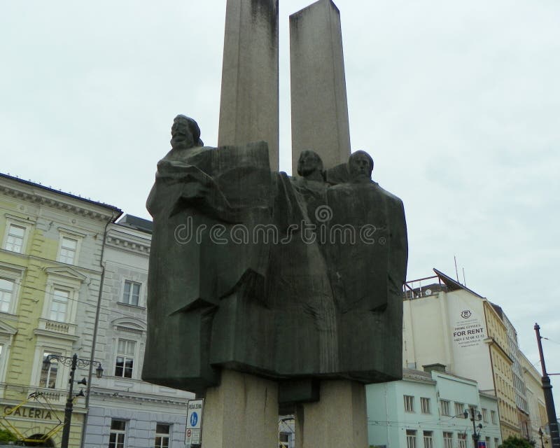 Bratislava, Slovakia, Ludovit Stur Statue Stock Photo - Image of city ...
