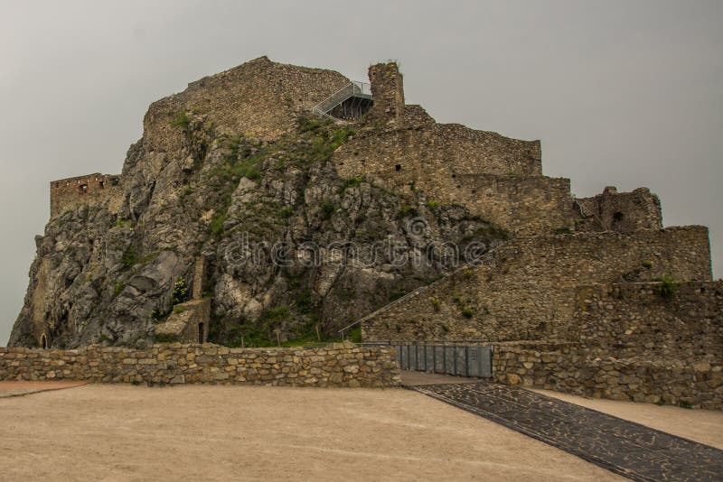 BRATISLAVA, SLOVAKIA : the Ruins of Devin Castle Near Bratislava in ...