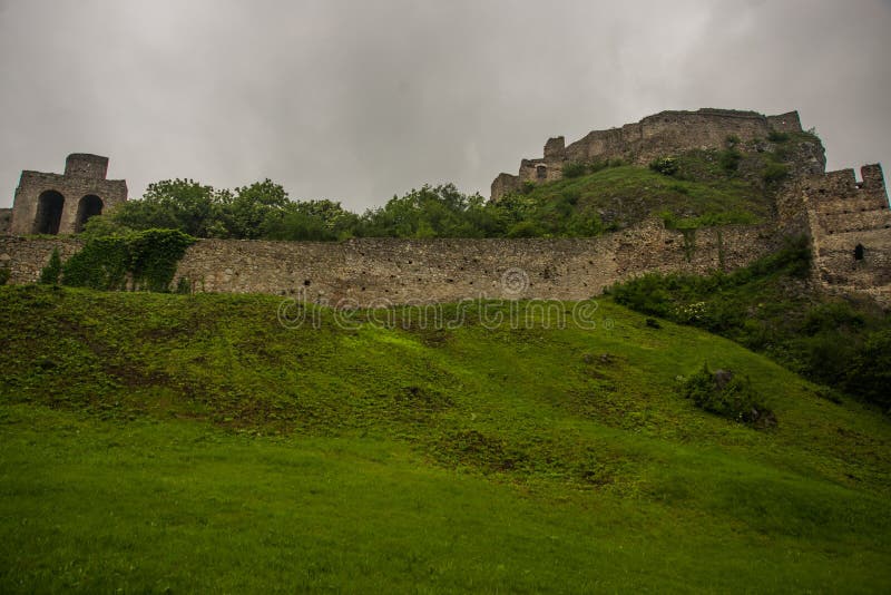 BRATISLAVA, SLOVAKIA : the Ruins of Devin Castle Near Bratislava in ...