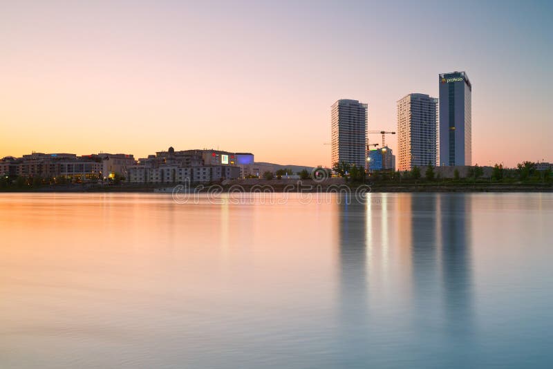 Bratislava. editorial stock image. Image of modern, cityscape - 70301594