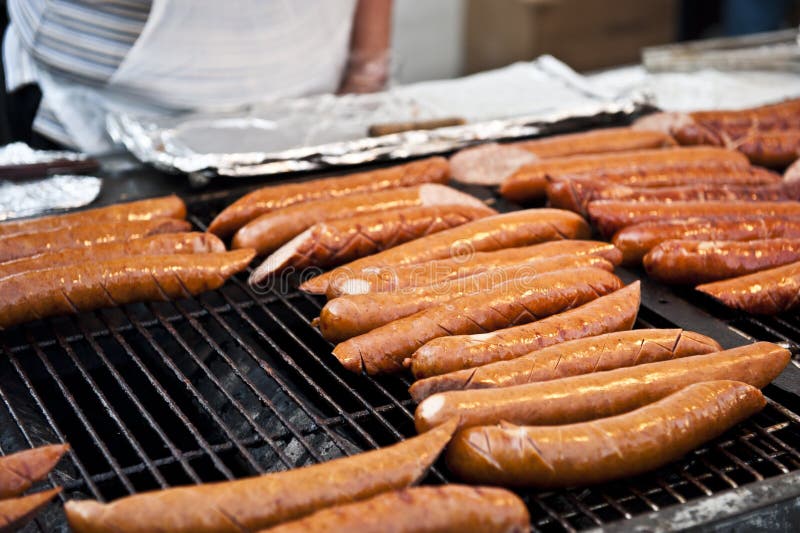 Bratwurst Grill stock photo. Image of cooking, bratwurst - 24360288