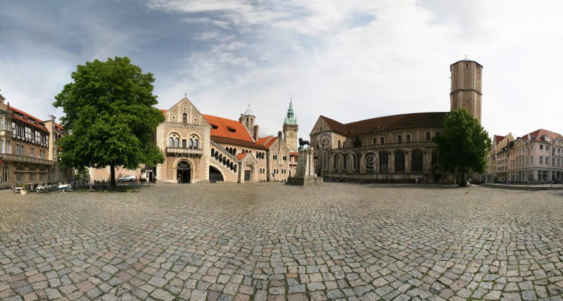 Braunschweig (Brunswick), Germany Stock Image - Image of frontal ...