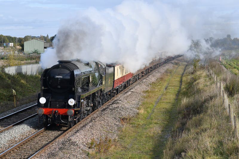 Southern Region West Country Class 34046 Steam Locomotive Braunton ...