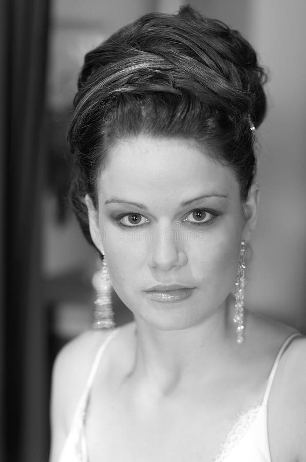 Braut-Portrait stockbild. Bild von schönheit, gesicht, haar - 518357