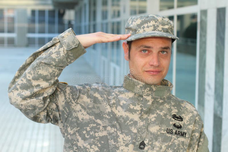 343 Navy Soldier Saluting Stock Photos - Free & Royalty-Free Stock ...