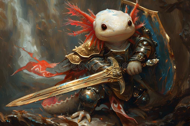 Axolotl Knight Stock Illustrations – 4 Axolotl Knight Stock ...