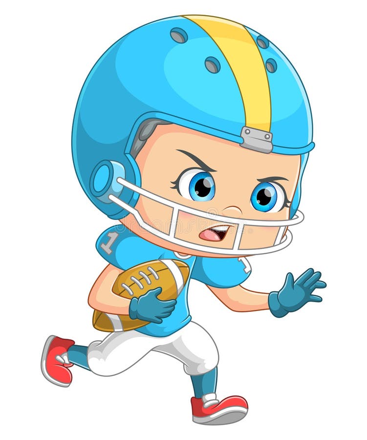 The Brave Boy is Playing Rugby in a Competition and Holding the Ball ...