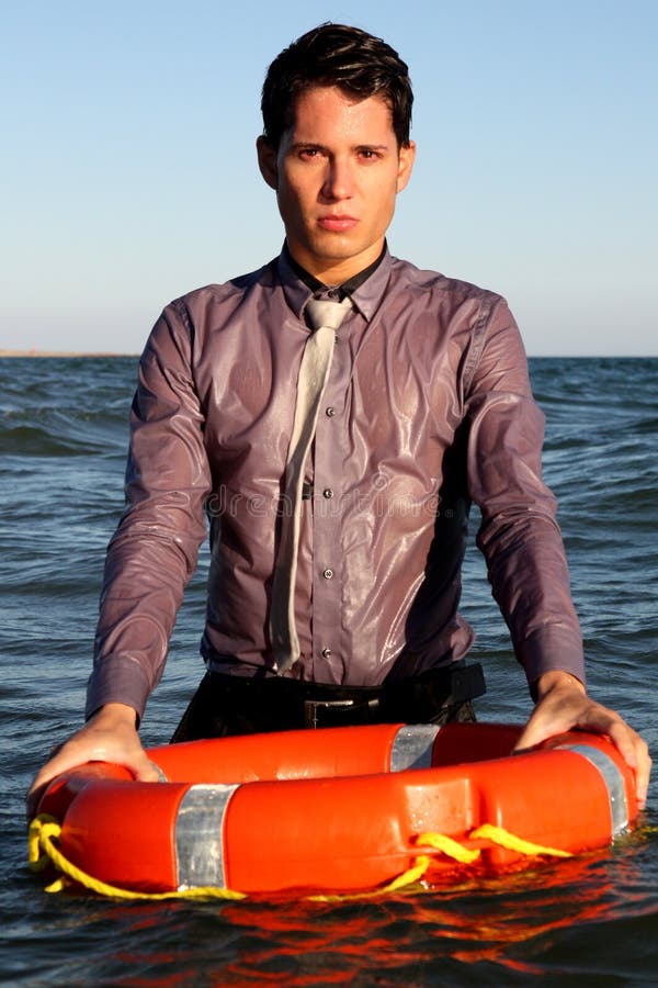 Brave business man stock image. Image of shoreline, close - 16717335