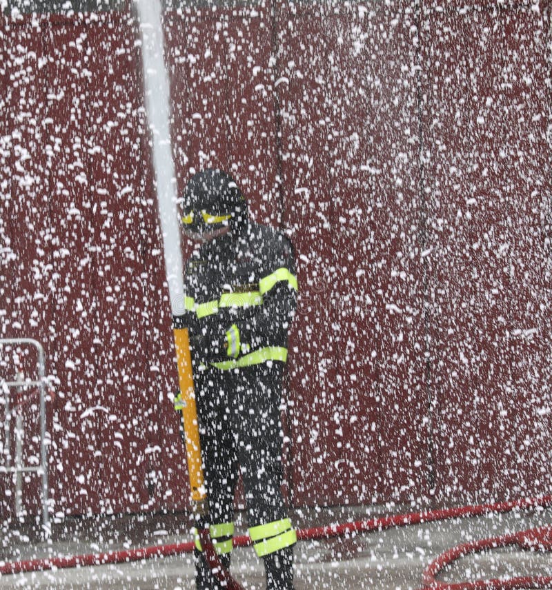 576 Firefighter Snow Stock Photos - Free & Royalty-Free Stock Photos ...