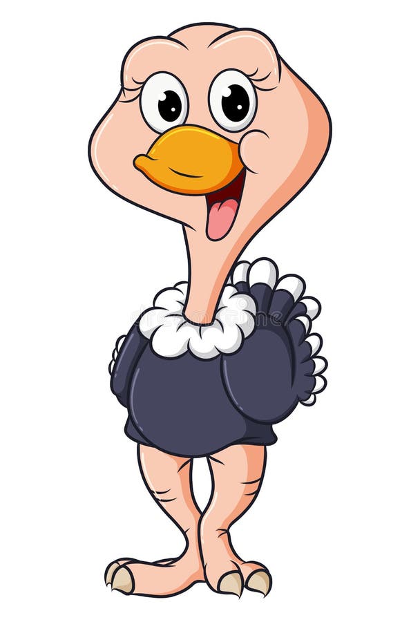 Girly Ostrich Stock Illustrations – 20 Girly Ostrich Stock ...