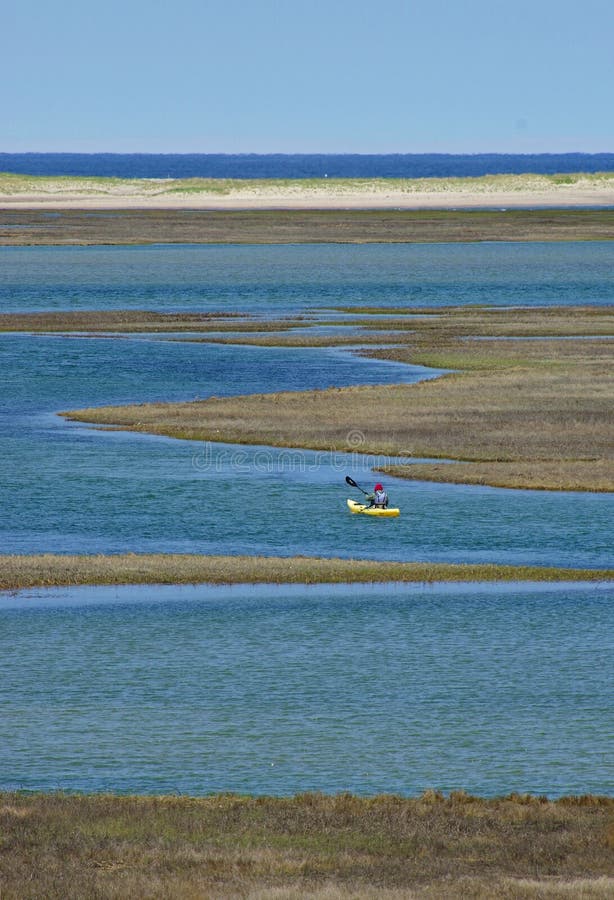 Brave Kayaaker stock photo. Image of clothes, cape, beach - 163751422