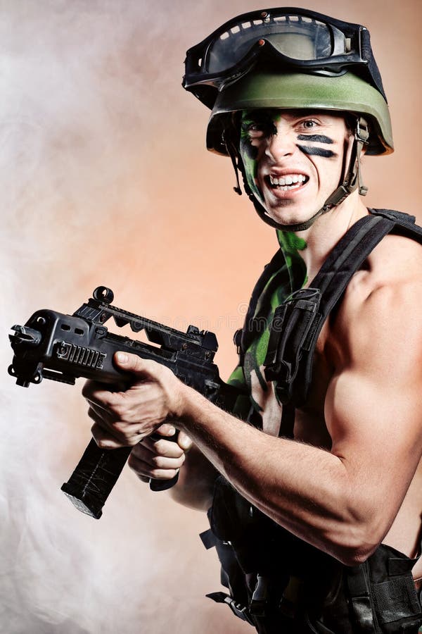 Brave man stock photo. Image of combat, mission, defend - 18788768