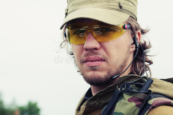 Brave soldier stock image. Image of covering, national - 10866161