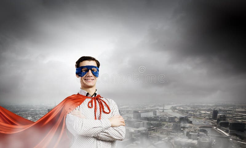 Brave superhero stock photo. Image of formal, good, courage - 42126146
