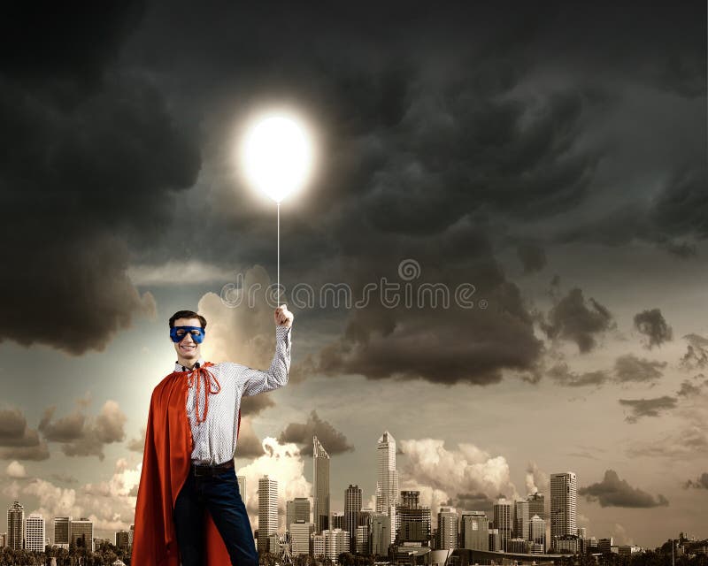 Brave superhero stock image. Image of career, brave, hand - 42714863