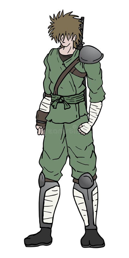 Brave warrior stock vector. Illustration of cartoon, strong - 80102971