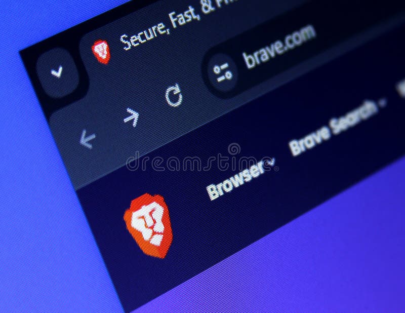 Brave web browser logo editorial photography. Illustration of brands ...