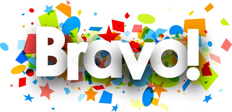 Bravo banner. stock vector. Illustration of ovation, sign - 91022451