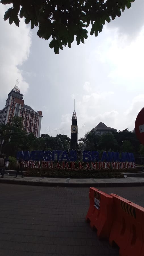 Brawijaya University Iconic Building Stock Photo - Image of monument ...