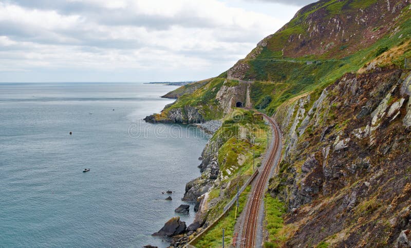 Bray Cliff Walk stock photo. Image of journey, cliff - 43883990