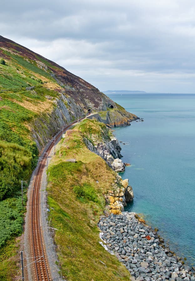 Bray Cliff Walk stock photo. Image of journey, cliff - 43883990
