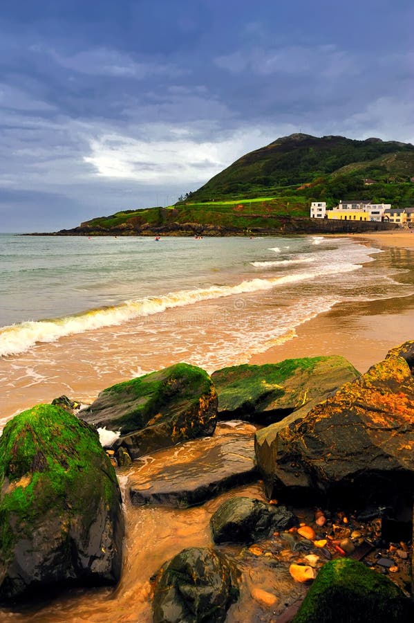 Evening in Bray, Wicklow, Ireland Stock Photo - Image of evening, hill ...