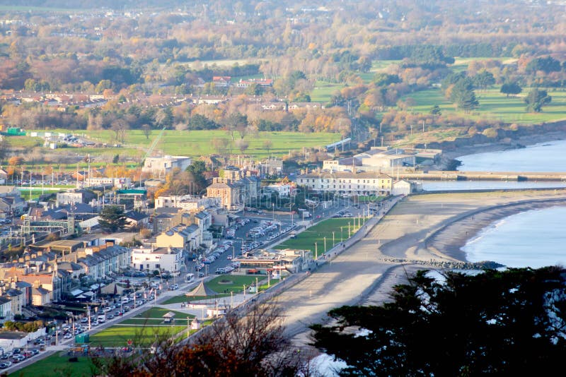 Bray Seafront stock photo. Image of harbour, beach, bray - 102334704