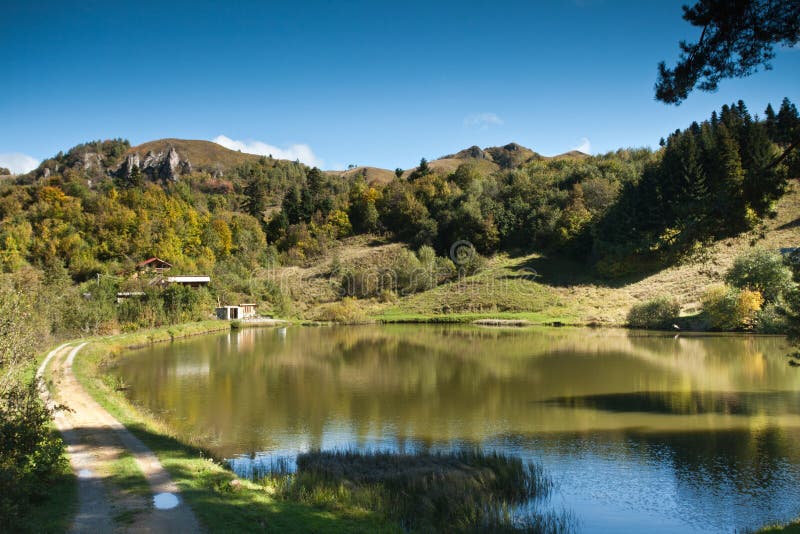 Brazi Lake stock photo. Image of rosia, recreational - 20754122