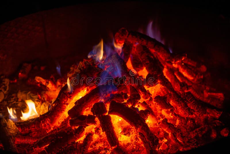 Brazier lit while wood stock photo. Image of concepts - 302333826