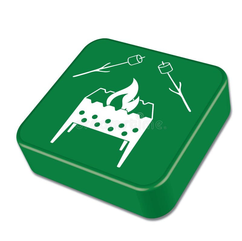 Brazier and zephyr icon stock vector. Illustration of coal - 87976170