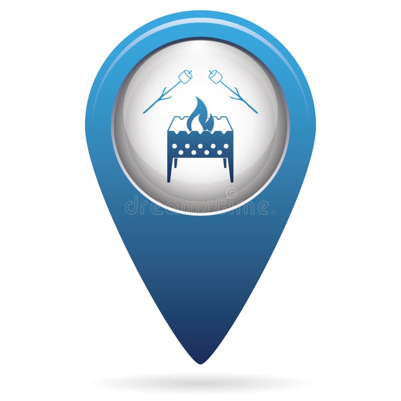 Brazier and zephyr icon stock vector. Illustration of symbol - 92167359