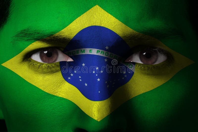 Brazil woman face stock image. Image of girl, celebrate - 37961637