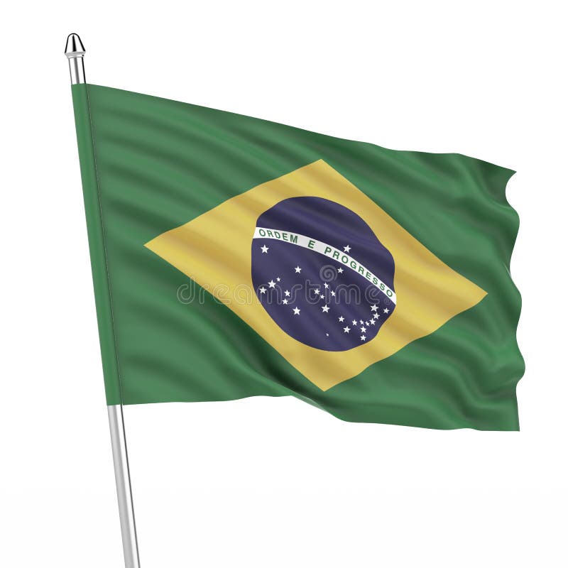 Brazil Flag Stamp stock vector. Illustration of country - 7533877