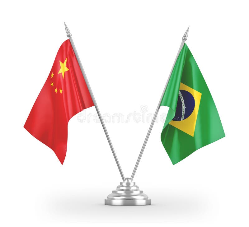 Brazil And China Flag -- 3D Illustration Flags Stock Illustration ...