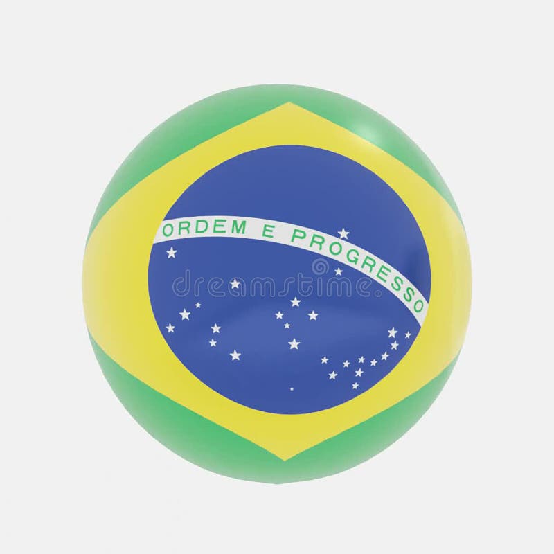 Brazil Countries Flag Icon or Symbols Stock Illustration - Illustration ...