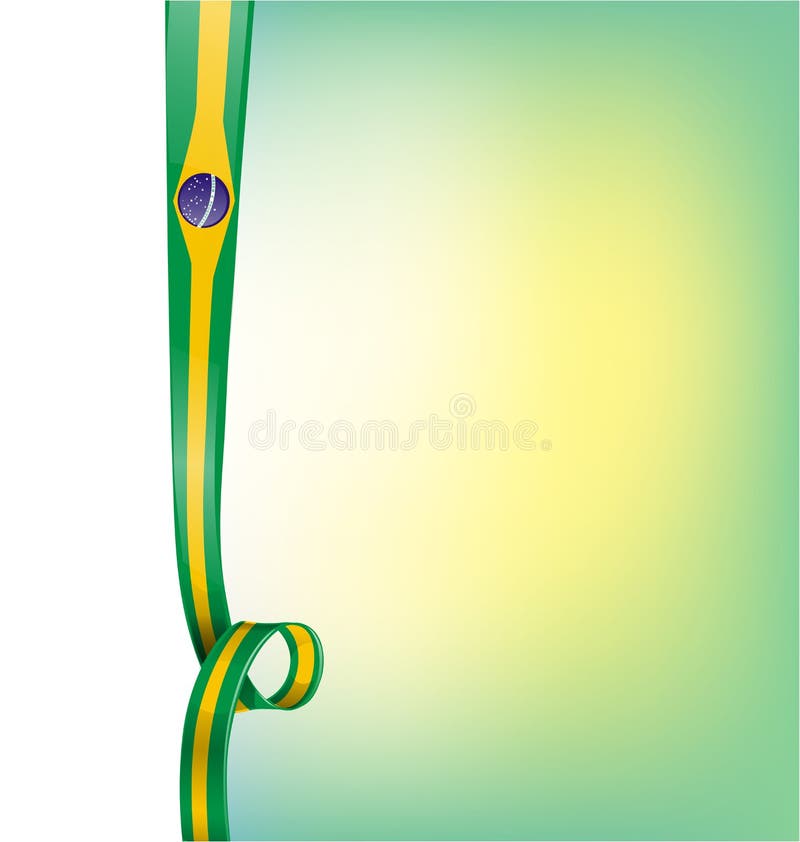 Fancy Flag_Brazil stock vector. Illustration of liberty - 15111838