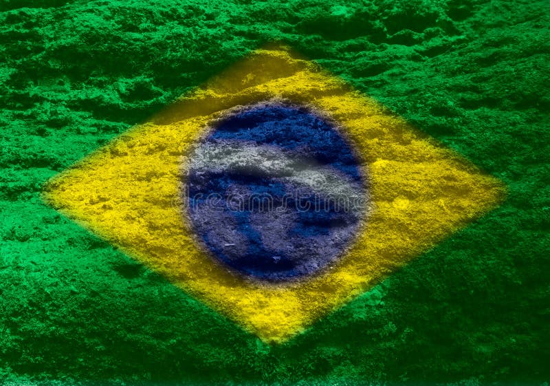 Brazilian Flag Texture As Background Stock Photo - Image of patriotic ...