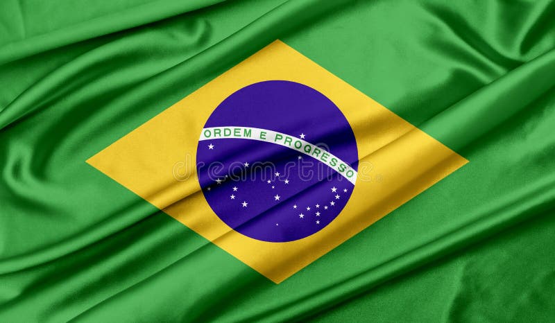 Brazil Flag Texture Background Stock Image - Image of green, country ...