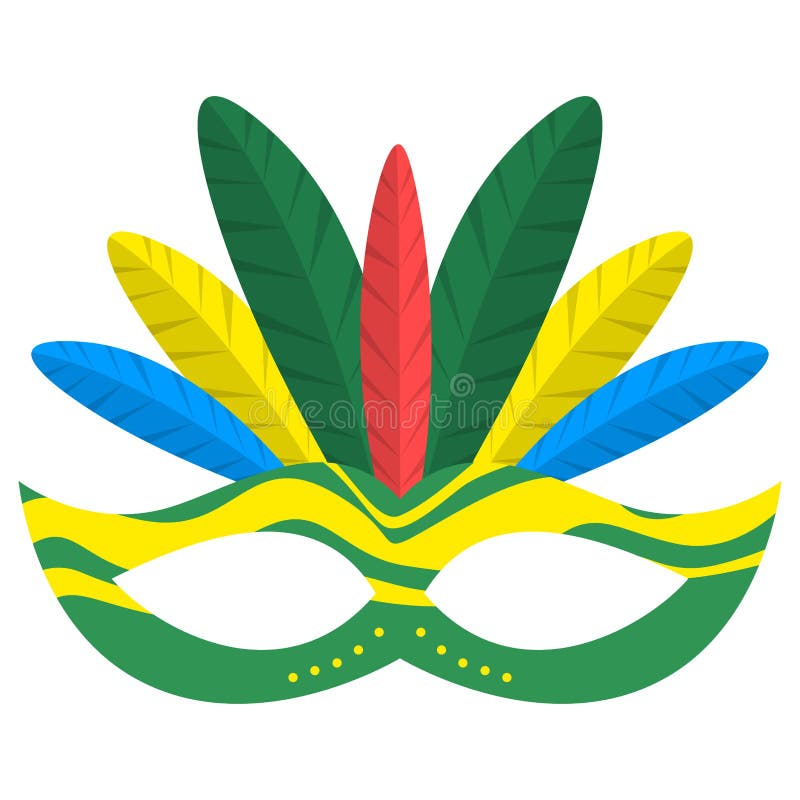 Flag Brazil mask stock vector. Illustration of disguise - 33669063