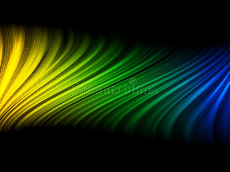 Brazil Flag Wave Yellow Green Blue Background Stock Illustration ...