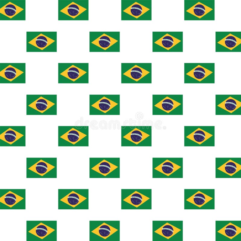 Map of Brazil with flags stock vector. Illustration of grande - 85474603