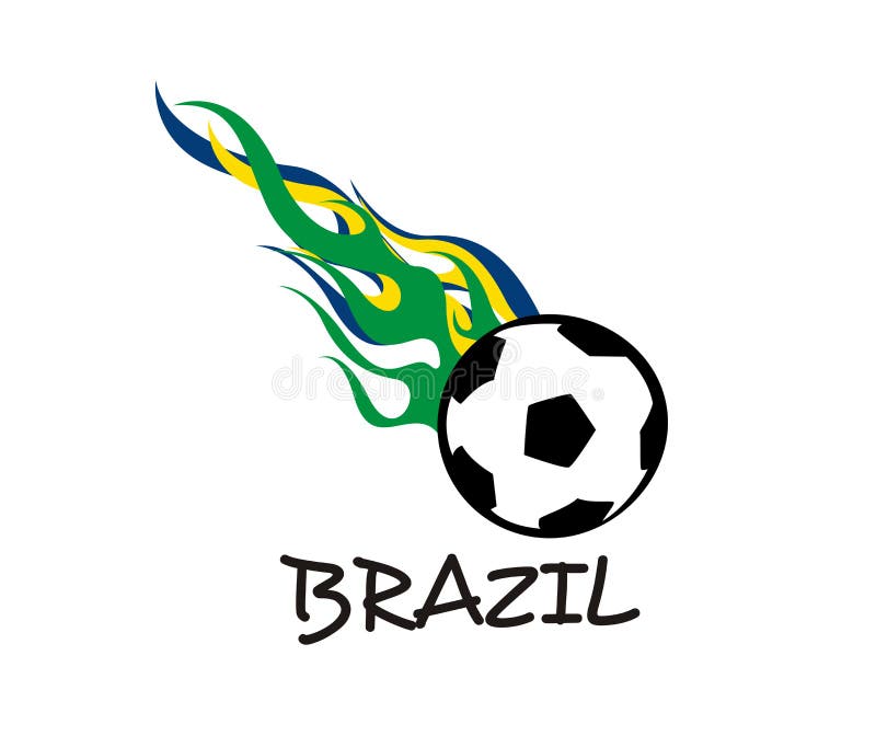 Vector worldcup brazil stock vector. Illustration of motion - 10916839