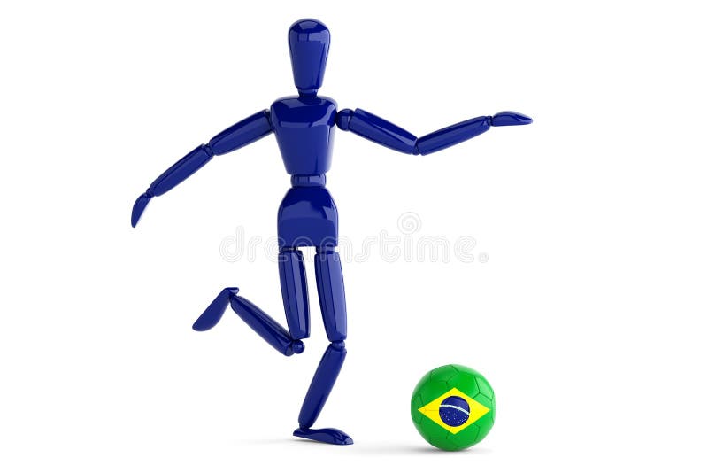 Brazil football stock illustration. Illustration of success - 40910184
