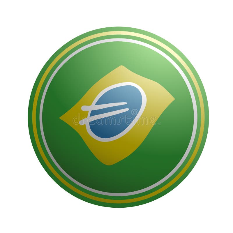 Brazil icon stock vector. Illustration of labeling, like - 40266129