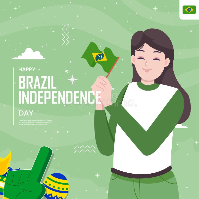 Brazil Independence Day Concept Illustration Stock Vector ...