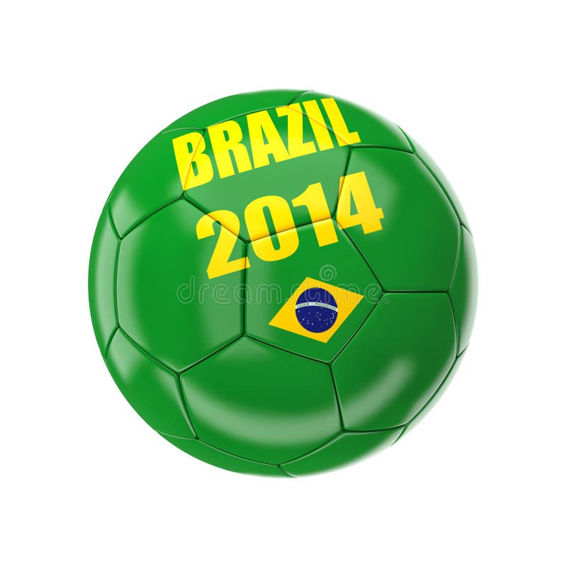 Brazil soccer ball editorial stock image. Illustration of sport - 40834309