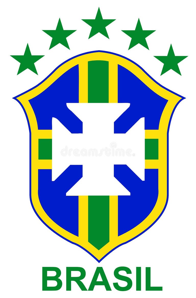 Soccer Team Brazil Logo Stock Illustrations – 550 Soccer Team Brazil ...