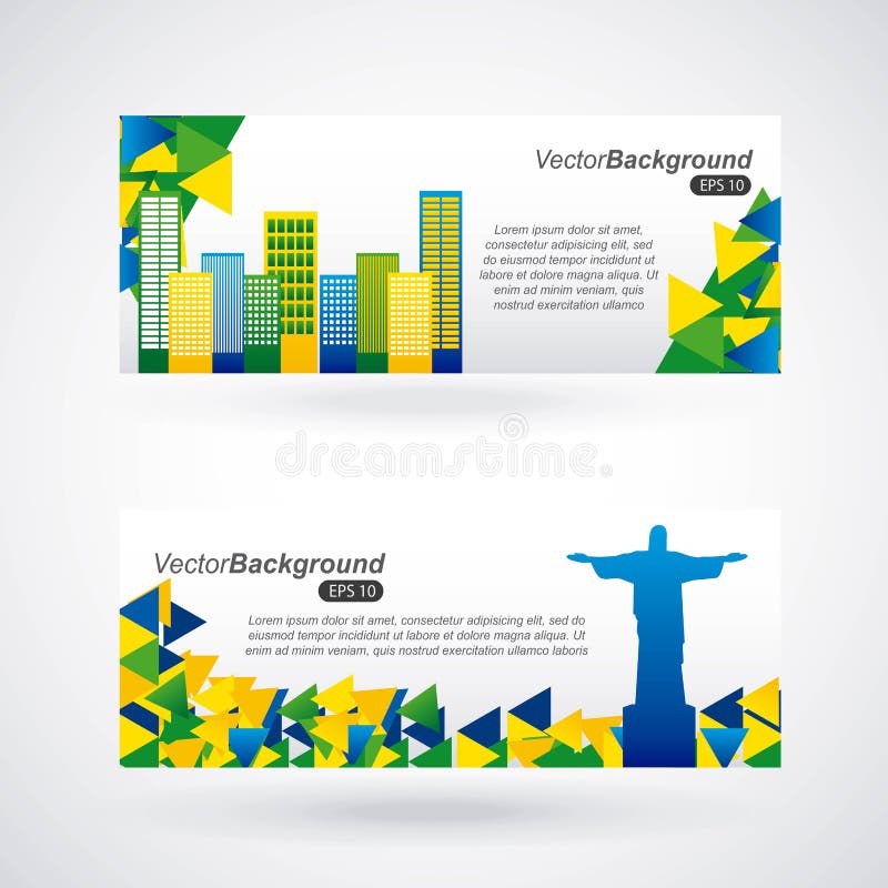 Brazil stamp design stock illustration. Illustration of buildings ...